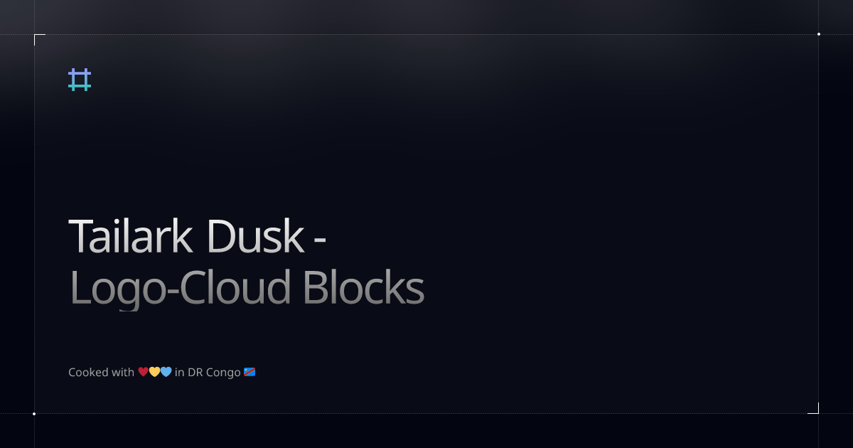Shadcn Logo Cloud Blocks | Tailark Dusk