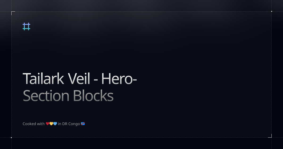 Veil Hero Section Blocks | Tailark